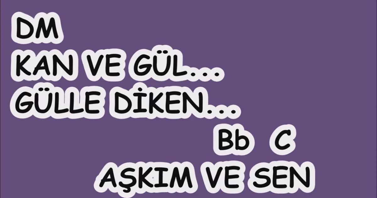 Kan ve gül - Kıraç - Ritim Karaoke Orijinal Trafik (Türkçe Rock ...