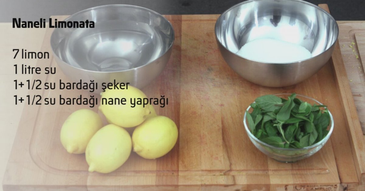 Naneli Limonata Tarifi | İzlesene.com